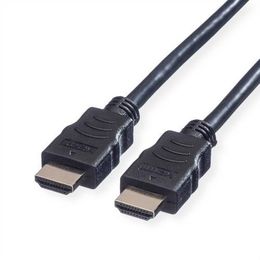 Value HDMI High Speed Kabel mit Ethernet, schwarz, 10 m