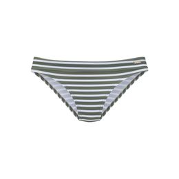 Venice Beach Bikinihose Damen Gr&ouml;&szlig;e S dunkelgr&uuml;n / offwhite