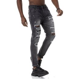 RED BRIDGE RedBridge Destroyed-Jeans lässige Denim Hose 5-Pocket-Style