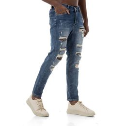 RED BRIDGE RedBridge Destroyed-Jeans lässige Denim Hose 5-Pocket-Style