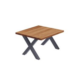 LAMO Manufaktur Esstisch Design Küchentisch Tischplatte Massivholz inkl. Metallgestell (1 Tisch)