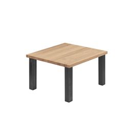 LAMO Manufaktur Esstisch Classic Küchentisch Tischplatte Massivholz inkl. Metallgestell (1 Tisch)