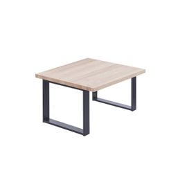 LAMO Manufaktur Esstisch Modern Küchentisch Tischplatte Massivholz inkl. Metallgestell (1 Tisch)