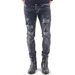 Vsct Destroyed-Jeans Vsct Jeans Herren Keno Rock Heavy Destroyed Look Destroyed Männer-Hose Jeans Slim Fit