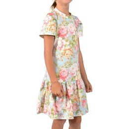 KMISSO Sommerkleid Mädchen Kleid mit Kräuselfaltenrock 30367 (1-tlg) bequem zu tragen