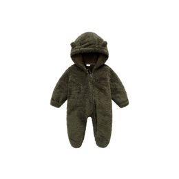 Daisred Schlafoverall Baby Schneeanzug Winter Bär Footie Strampler Overall