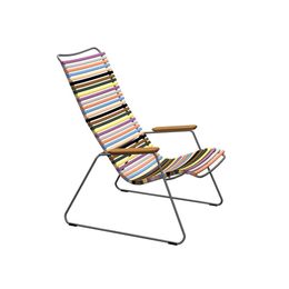 Houe CLICK Relaxsessel Lounge chair Bambusarmlehnen Stahlgestell Multi color 1