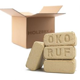 HOLZBRX Ruf Buchenholzbriketts 30kg Paket / Briketts für Kamin und Kaminofen, Holzbriketts Hartholz