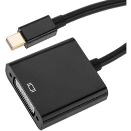Passiver Adapter von MiniDisplayPort-Stecker auf DVI-D-Buchse mit 4K@1080p Auflösung - Cablemarkt