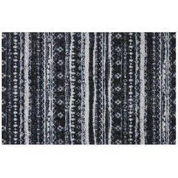 MD-Entree - md Entree Ambiance Eingangsmatte - Teppichmatte - Küchenteppich: 40x60 cm, ethnic soft black