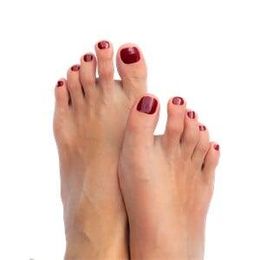 Miss Sophie Nägel Nagelfolien Burgundy Pedicure Wrap