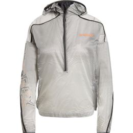 Adidas Agravic Laufjacke Damen - grau - Gr. L - Polyamid