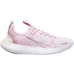 Nike FREE RUN Flyknit NEXT NATURE Laufschuhe Damen in pink foam -white-pink oxford