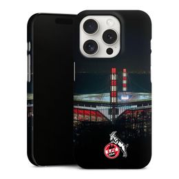 DeinDesign iPhone 15 Pro Handy Premium Case Smartphone Handyh&uuml;lle Schutzh&uuml;lle matt Stadium 1. Fc K&ouml;ln Official Licensed Product Premium Case