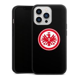 DeinDesign iPhone 13 Pro Handy Premium Silikon H&uuml;lle Handyh&uuml;lle schwarz Case Sge Eintracht Frankfurt Eagle Silikon Premium Case