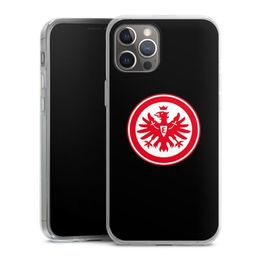 DeinDesign iPhone 12 Pro Max Handy Silikon H&uuml;lle Case transparent Handyh&uuml;lle Sge Eintracht Frankfurt Eagle Silikon Case