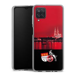 DeinDesign Galaxy A12 Handy Silikon H&uuml;lle Case transparent Handyh&uuml;lle 1. Fc K&ouml;ln Skyline Official Licensed Product Silikon Case