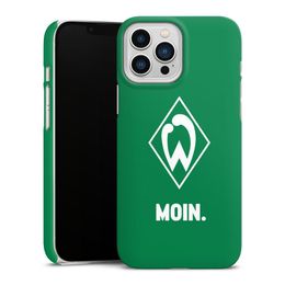 DeinDesign iPhone 13 Pro Max Handy Premium Case Smartphone Handyh&uuml;lle Schutzh&uuml;lle matt Moin Official Licensed Product Sv Werder Bremen Premium Case