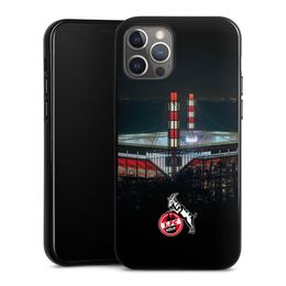 DeinDesign iPhone 12 Pro Handy Silikon H&uuml;lle Case schwarz Handyh&uuml;lle 1. Fc K&ouml;ln Official Licensed Product Stadium