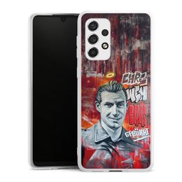 DeinDesign Galaxy A33 5G Handy Silikon H&uuml;lle Case transparent Handyh&uuml;lle 1. Fck 1. Fc Kaiserslautern Fritz Walter Silikon Case