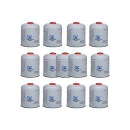 ZMC Gaskartusche 13x Universal Camping Propan Butan Gas 450g Schraubventil Gaskartusche