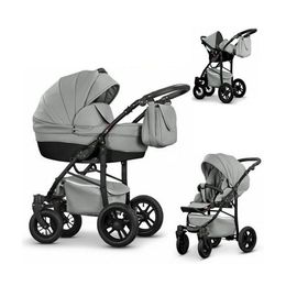 babies-on-wheels Kombi-Kinderwagen 3 in 1 Kinderwagen-Set Cosmo ECO