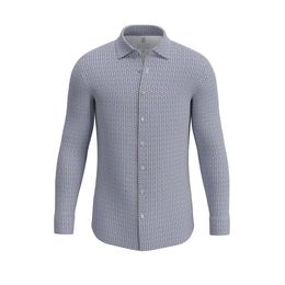DESOTO Button Up Shirt male Blue size XXL