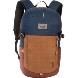 Fabrizio® Freizeitrucksack Bestway blau-brauner unisex Rucksack (Freizeitrucksack)