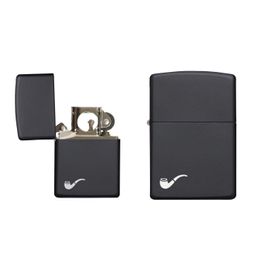 Zippo Feuerzeuge Zippo Benzin-Feuerzeug -Pipe Lighte- Black Matte 60001269