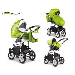 babies-on-wheels Kombi-Kinderwagen 3 in 1 Kinderwagen-Set Cosmo