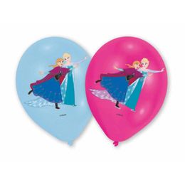 Festivalartikel Luftballon Frozen LUFTBALLONS GEBURTSTAG LUFTBALLON SET 6 Stk