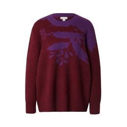 Warehouse Pullover 'Holly Christmas' Damen Größe M helllila / weinrot