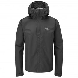 Rab - Downpour Eco Jacket - Regenjacke Gr M grau