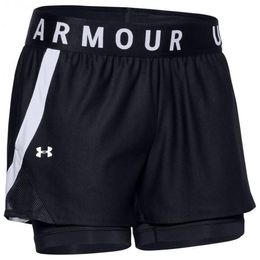 Under Armour - Women's Play Up 2-in-1 Short - Laufshorts Gr XS schwarz