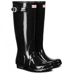 Hunter Boots - Women's Original Tall Gloss - Gummistiefel 40/41 | EU 40-41 schwarz