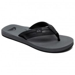 Quiksilver - Carver Squish - Sandalen US 7 - EU 40 schwarz/grau