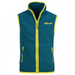 Trollkids - Kid's Arendal Vest - Fleeceweste Gr 140 blau