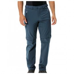 Vaude - Farley Stretch T-Zip Pants III - Zip-Off-Hose Gr 46 - Short blau