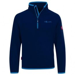 Trollkids - Kid's Nordland Half Zip - Fleecepullover Gr 140 blau