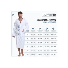Ladeheid Bademantel Herren Frottee Bademantel aus 100% Baumwolle LA40-190