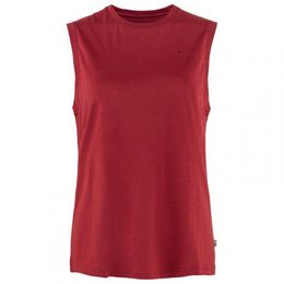 Fjällräven Fjällräven - Women's Abisko Wool Tank Top - Merinoshirt Gr S rot