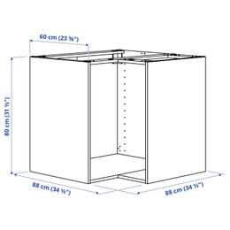 IKEA METOD Korpus Eckunterschrank