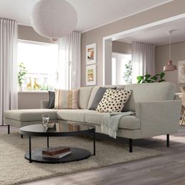 IKEA GRILLSTORP 4er-Sofa mit Récamiere links