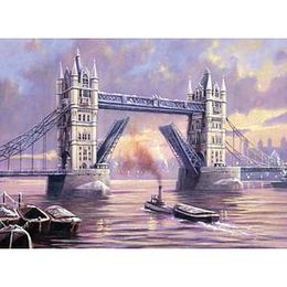 PRACHT® Creatives Malen-nach-Zahlen Tower Bridge mehrfarbig