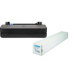 Bundle mit HP A1 Papierrolle HP DesignJet T250 Tintenstrahl-Großformatdrucker + HP A1 Papierrolle