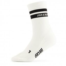 CEP - Women's Classic 80's Socks Mid-Cut - Kompressionssocken II | EU 34-37 weiß