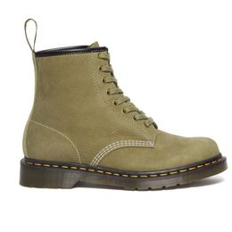 Dr. Martens - 1460 Tumbled Nubuck + EH Suede - Freizeitstiefel UK 7 | EU 41 oliv