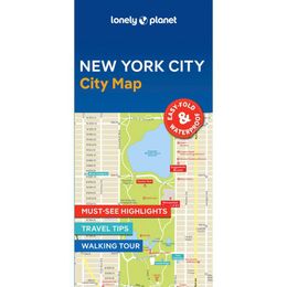 Lonely Planet New York City Map, Karte (im Sinne von Landkarte)