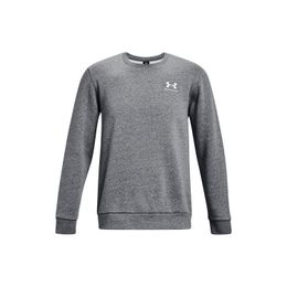 Under Armour Essential Sweatshirt Herren - grau - Gr. S - Baumwolle/Polyester