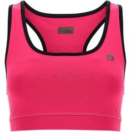 Freddy Sport-Bustier Medium Support Bra ACTIVE mit Ringerrücken, rosa